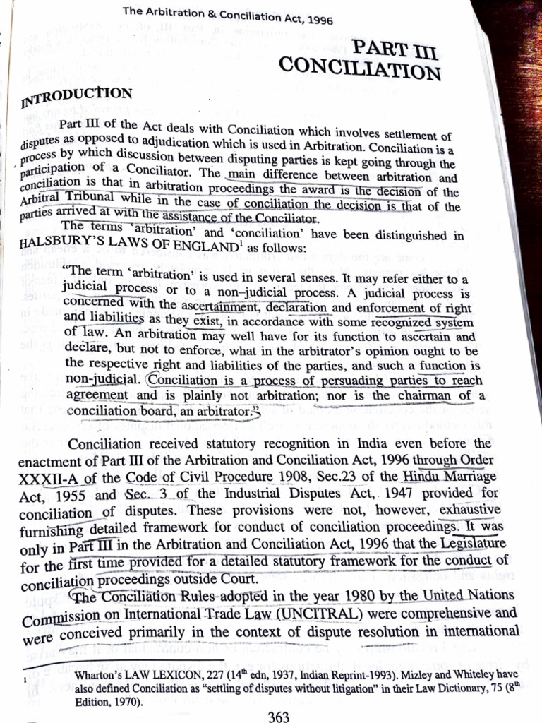 Conciliation From The Act | PDF