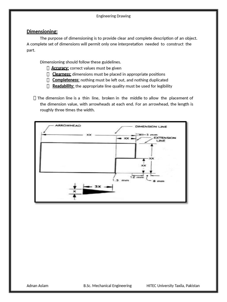 Engineering Drawing and Dimensioning Guide | PDF | Sphere | Euclidean ...