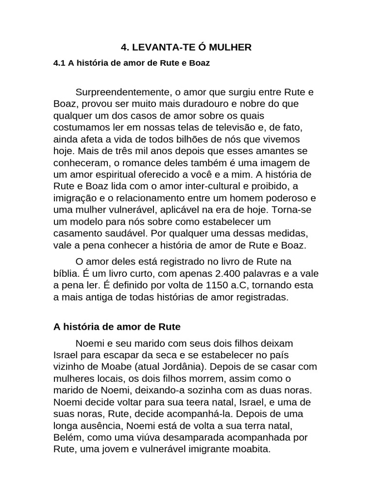 Catarina | PDF | Livro de Ruth | Amor