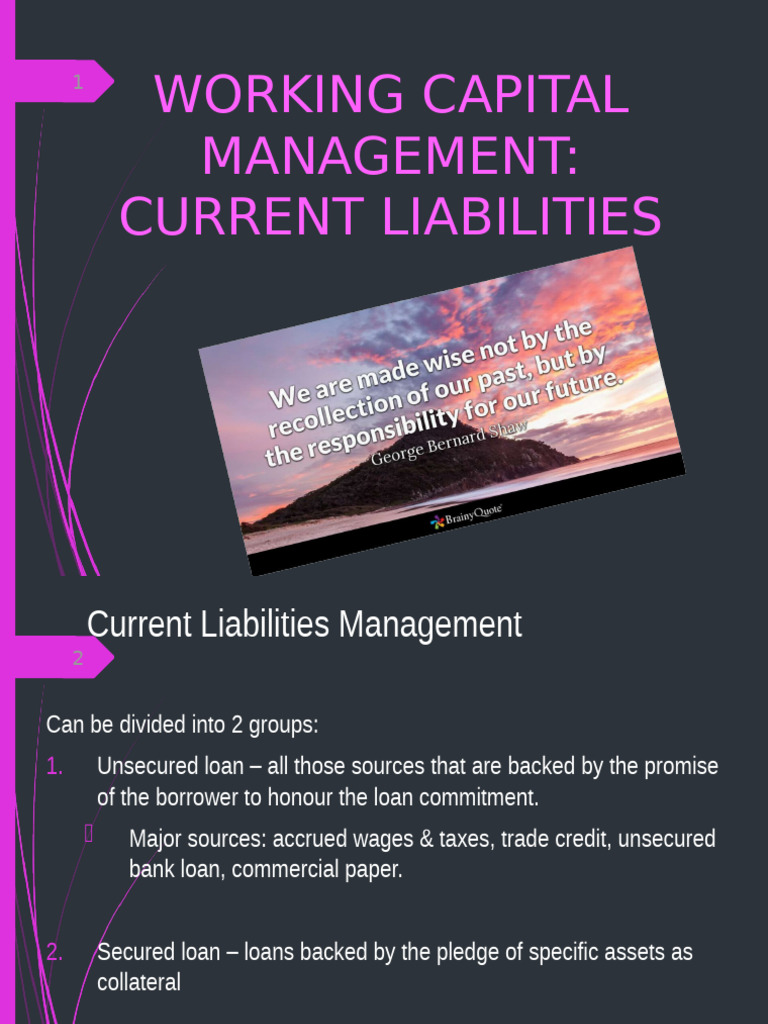 Chapter 3-Current Liabilities MGMT | PDF | Finance & Money Management ...