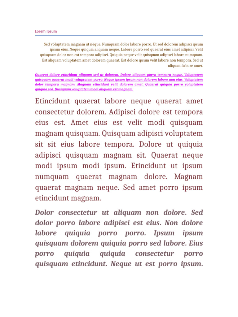 Lorem Ipsum | PDF