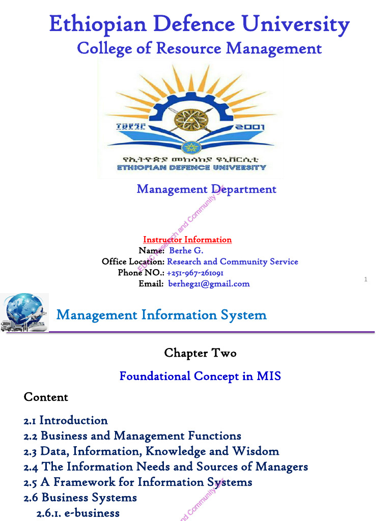 MIS-CH-2 | PDF | Information | Data