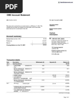 How Toguide Cibc Estatements en | PDF | Banks | Online Banking