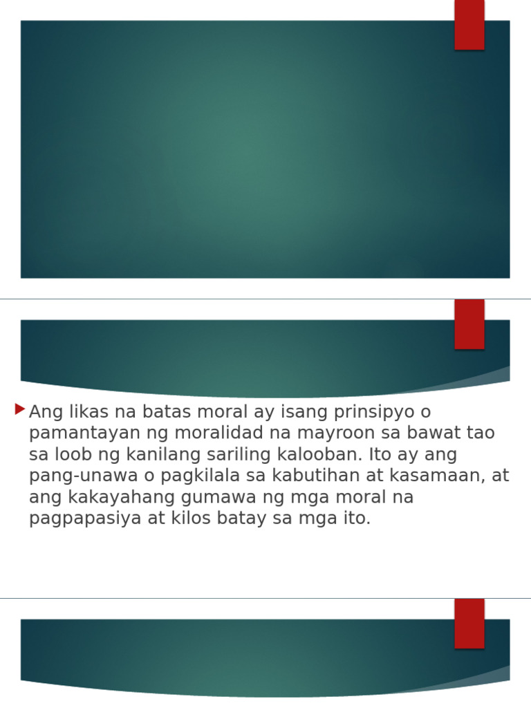 Batas Moral Esp9 3rd QRTR | PDF