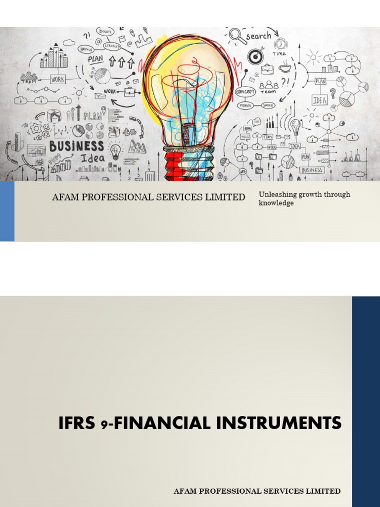 IFRS 9 Financial Instruments Overview | PDF | Hedge (Finance) | Fair Value