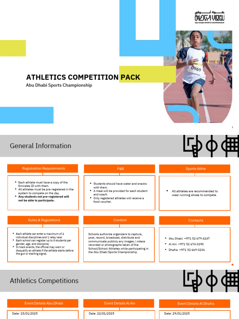 Athletics Competition Pack - 250109 - 132036 | PDF
