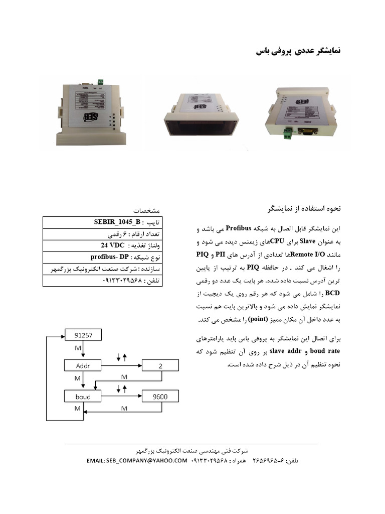 Profibus Slave CPU Remote I/O PII PIQ PIQ SEBIR - 1045 - B | PDF