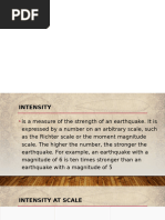 PHIVOLCS Earthquake Intensity Scale | PDF | Earthquakes | Geological ...