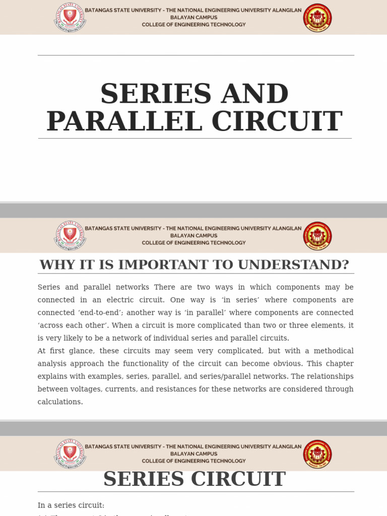 Series Parallel | PDF | Series And Parallel Circuits | Resistor