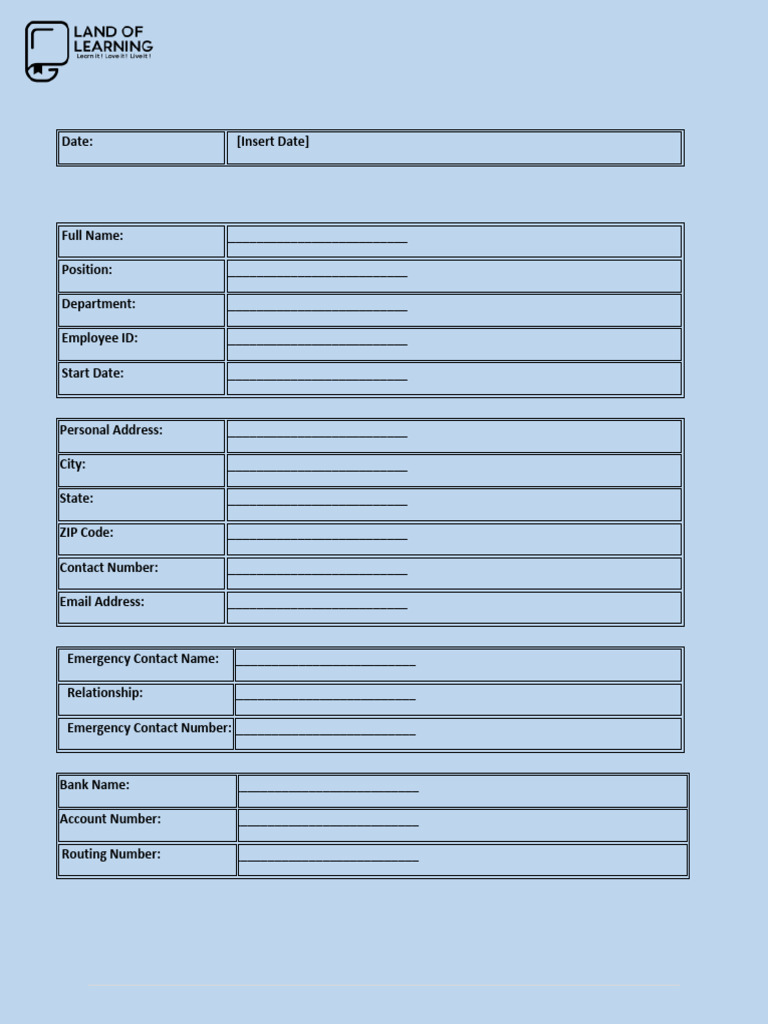 Employee Information | PDF