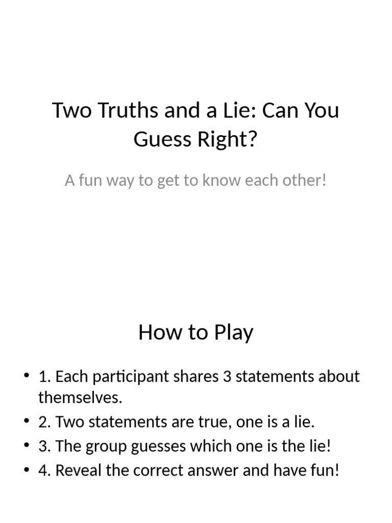 Two_Truths_and_a_Lie_Icebreaker | PDF