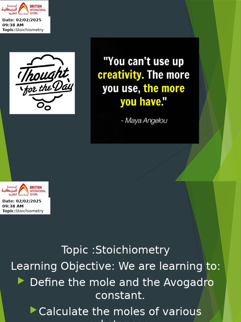 GR 9 Chem Lesson-1 &2 Moles, Empirical Formula and Molecular Formula ...