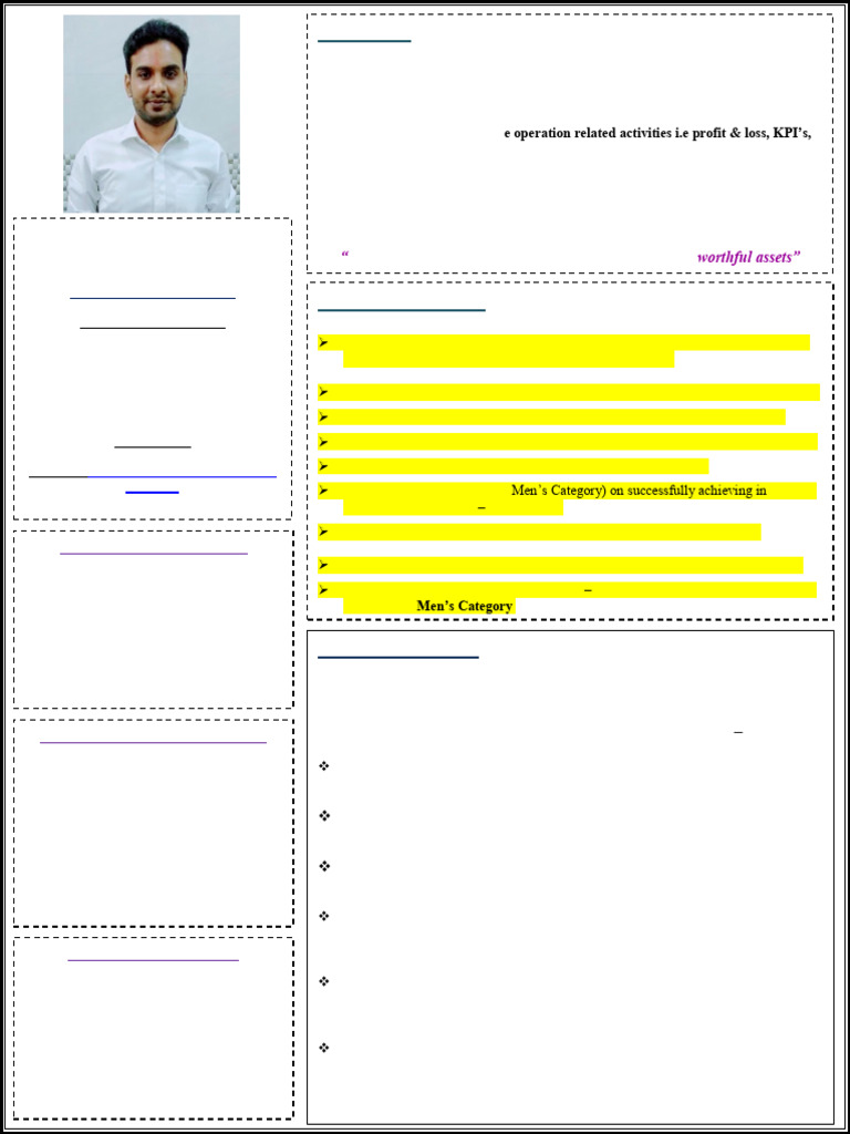 CV_Vaibhav | PDF | Business | Business Economics