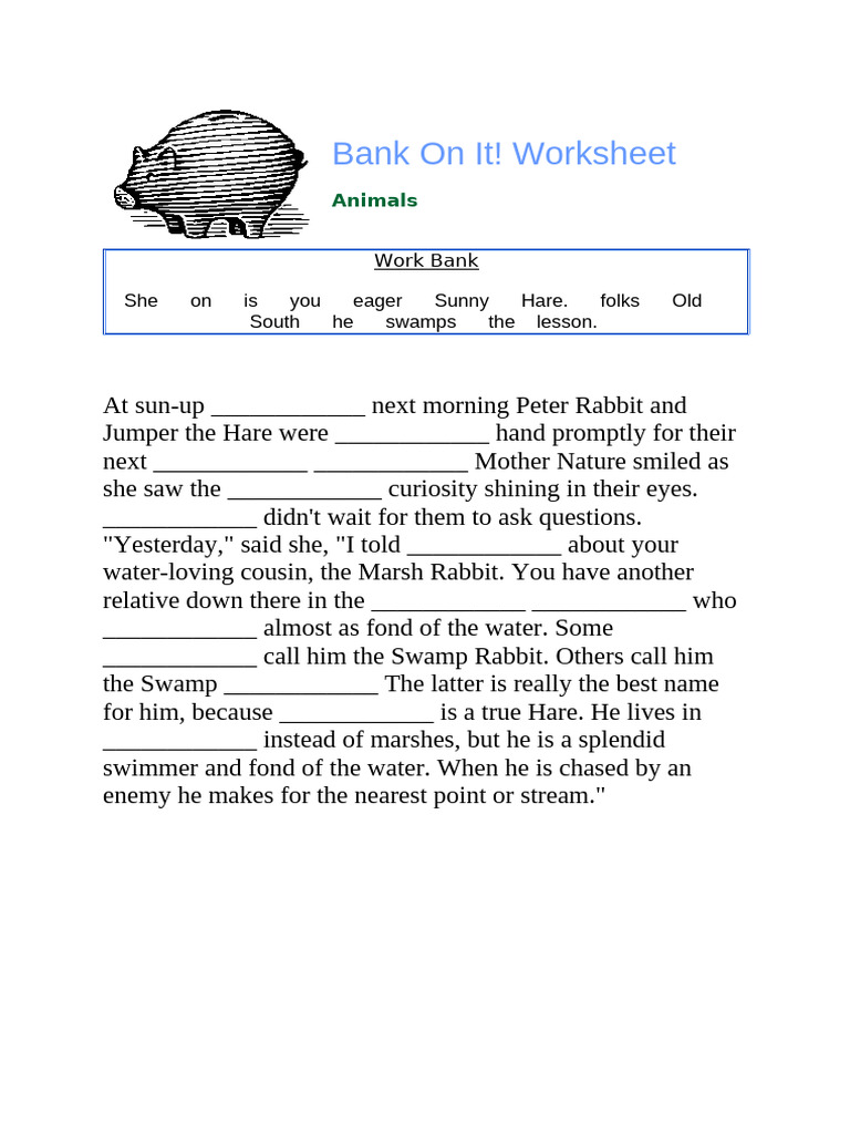 Bank On It | PDF