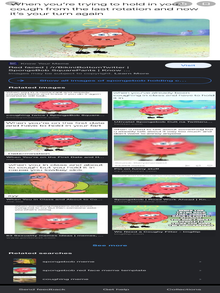 Spongebob Holding Cough - Google Search | PDF