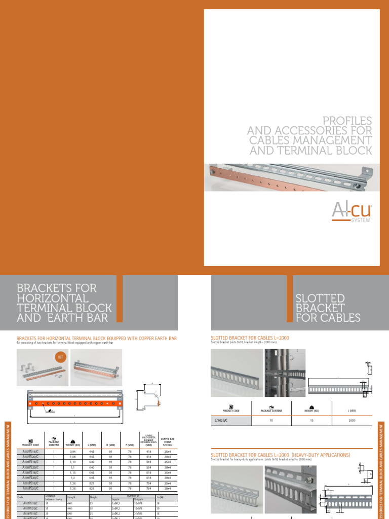 Cable Management & Brackets Guide | PDF | Electrical Engineering ...