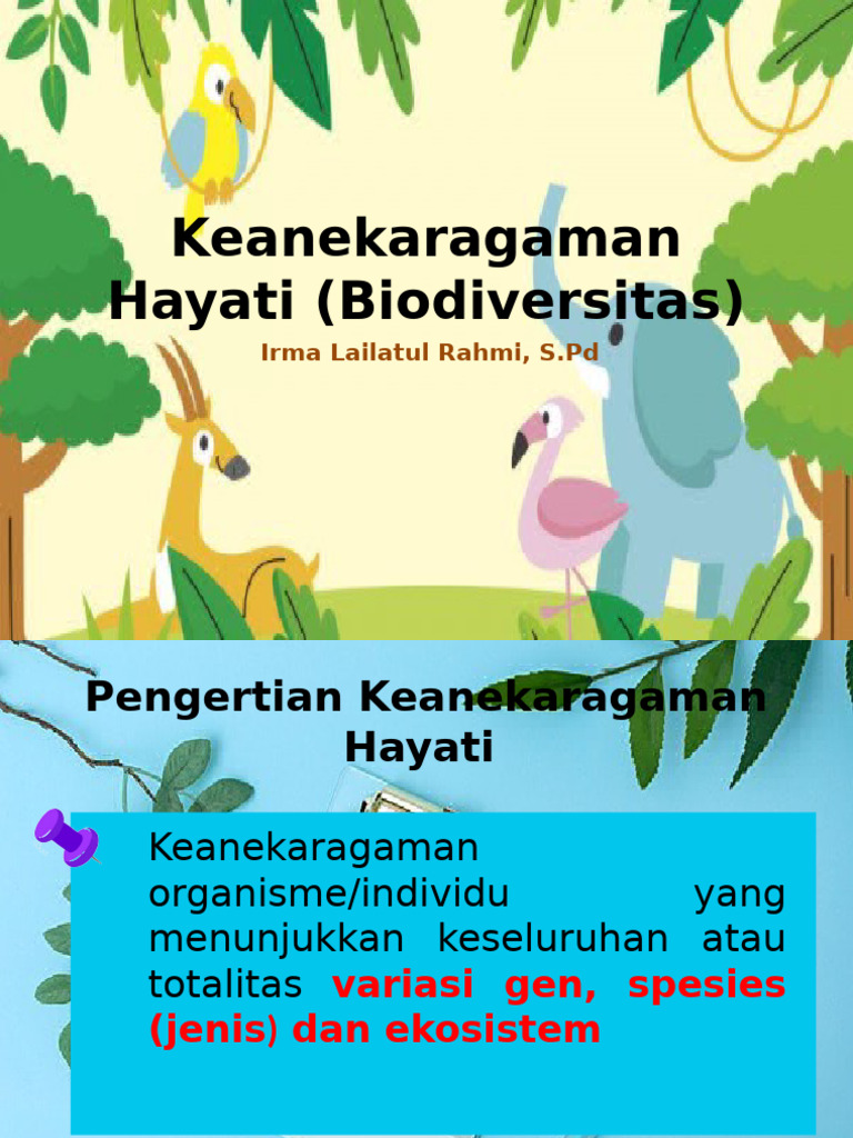 Keanekaragaman Hayati (Biodiversitas) Merdeka | PDF