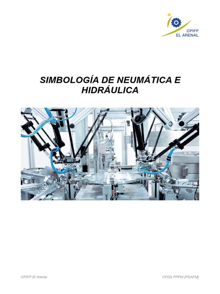 Simbología Neumática e Hidráulica | PDF | Neumática | Solenoide