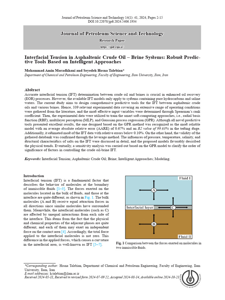 JPST - Volume 14 - Issue 1 - Pages 2-15 | PDF | Enhanced Oil Recovery ...