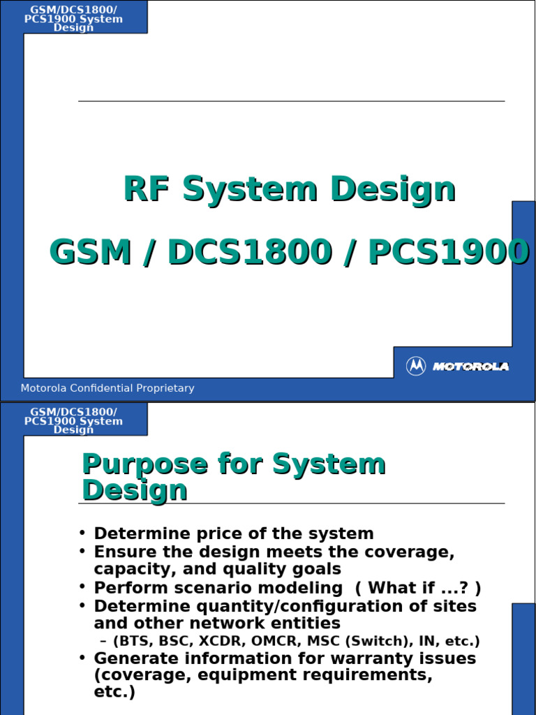GSM RF System Design | PDF | Radio Propagation | Cellular Network