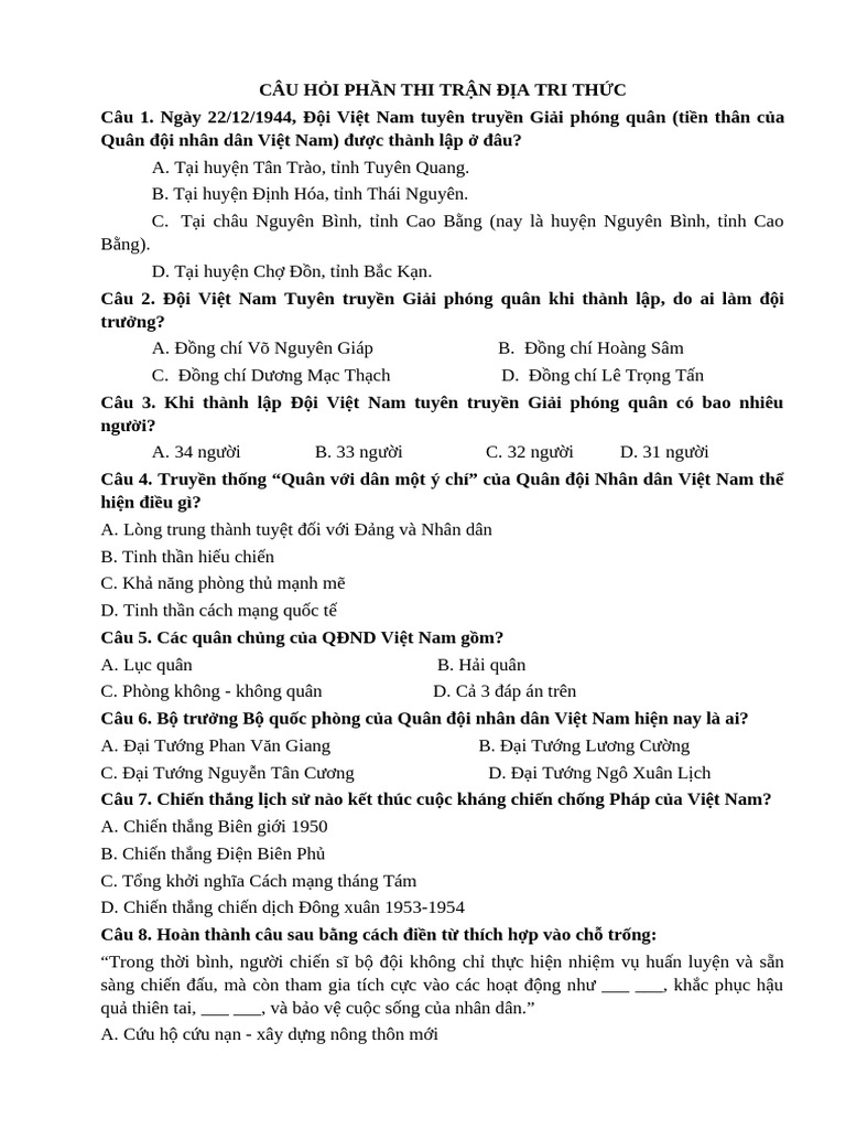 Cau-hoi-Tran-dia-tri-thuc-gui | PDF