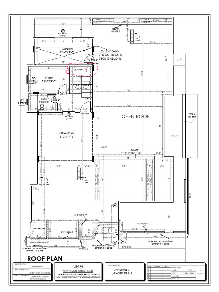 Proposed Layout for 600 Sq Yards Residence | PDF