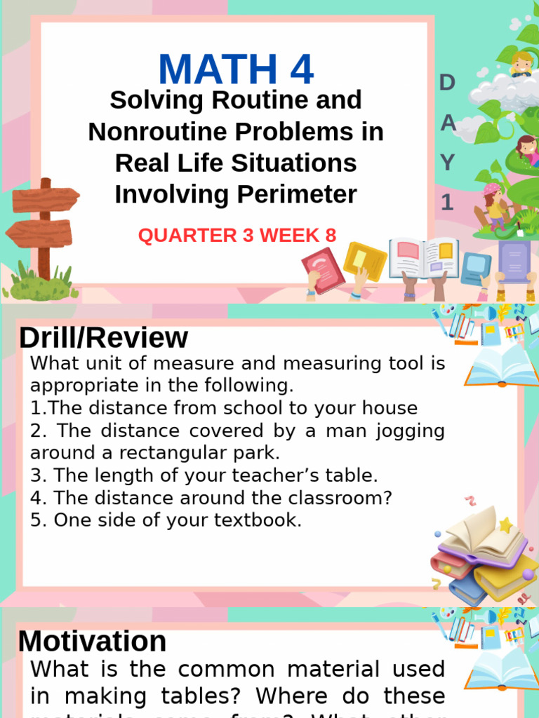 MATH Q3 W8 PPT | PDF | Area | Length