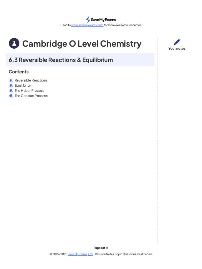 Reversible Reactions SME | PDF | Chemical Equilibrium | Chemical Reactions