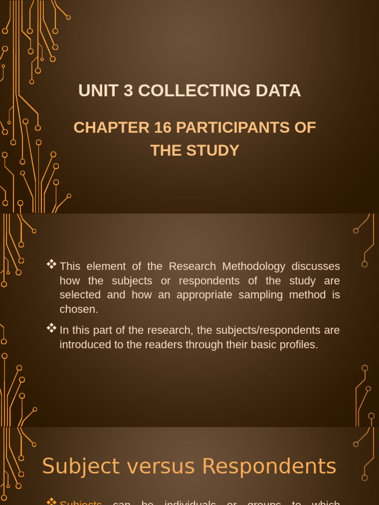 Study Participant Selection Methods | PDF | Sampling (Statistics ...