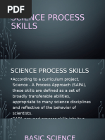 Basic Science Process Skills | PDF | Science | Data