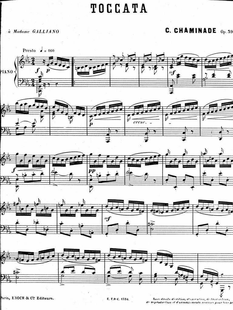 Tocatta - C.Chaminade | PDF