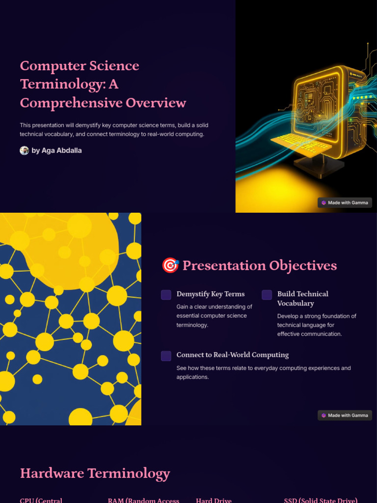 Computer Science Terminology: A Comprehensive Overview | PDF | Computer Data Storage | Computer ...