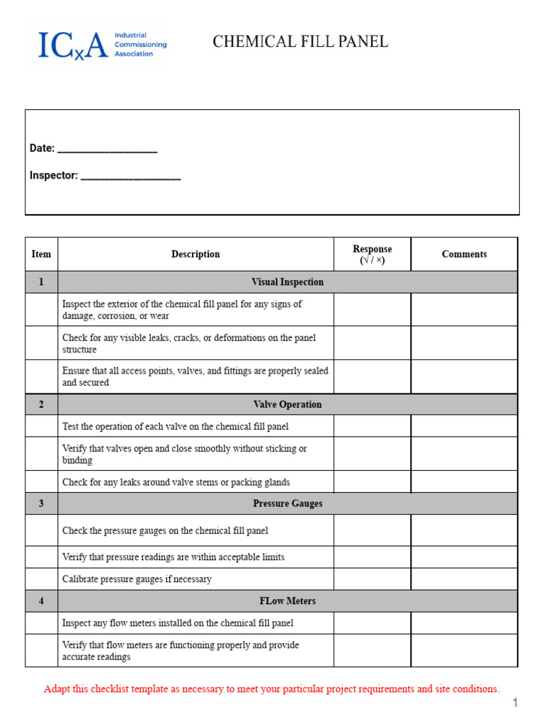 Chemical-Fill-Panel | PDF | Valve | Leak