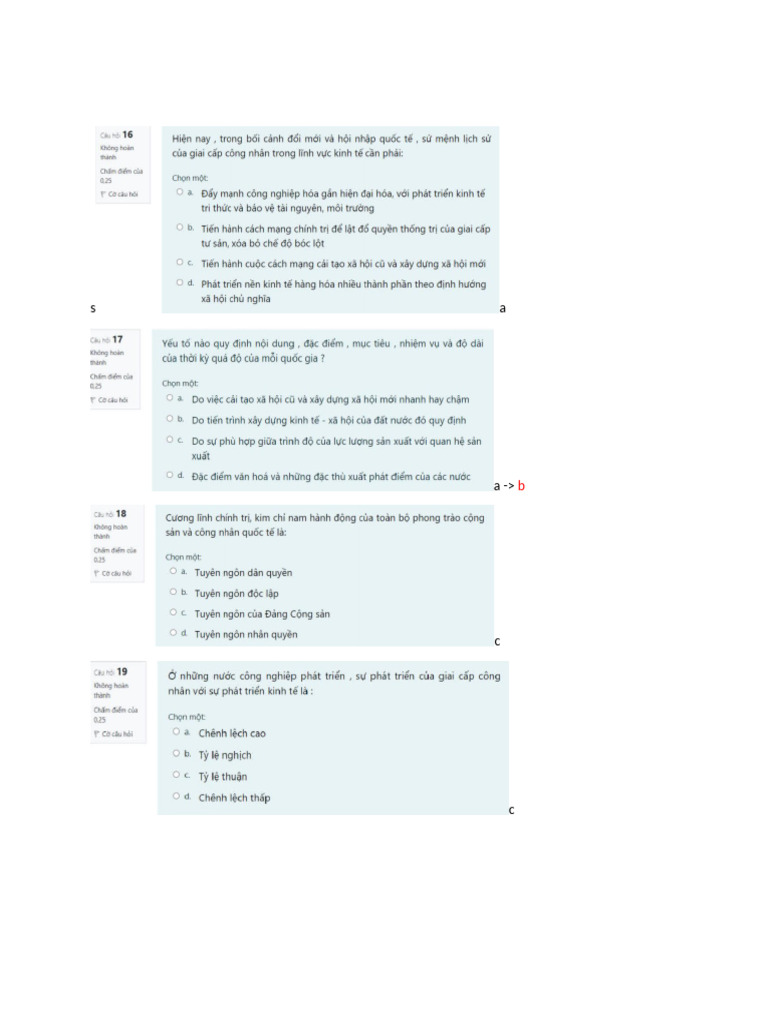 Đề Trắc Nghiệm Cuối Kì 202 | PDF