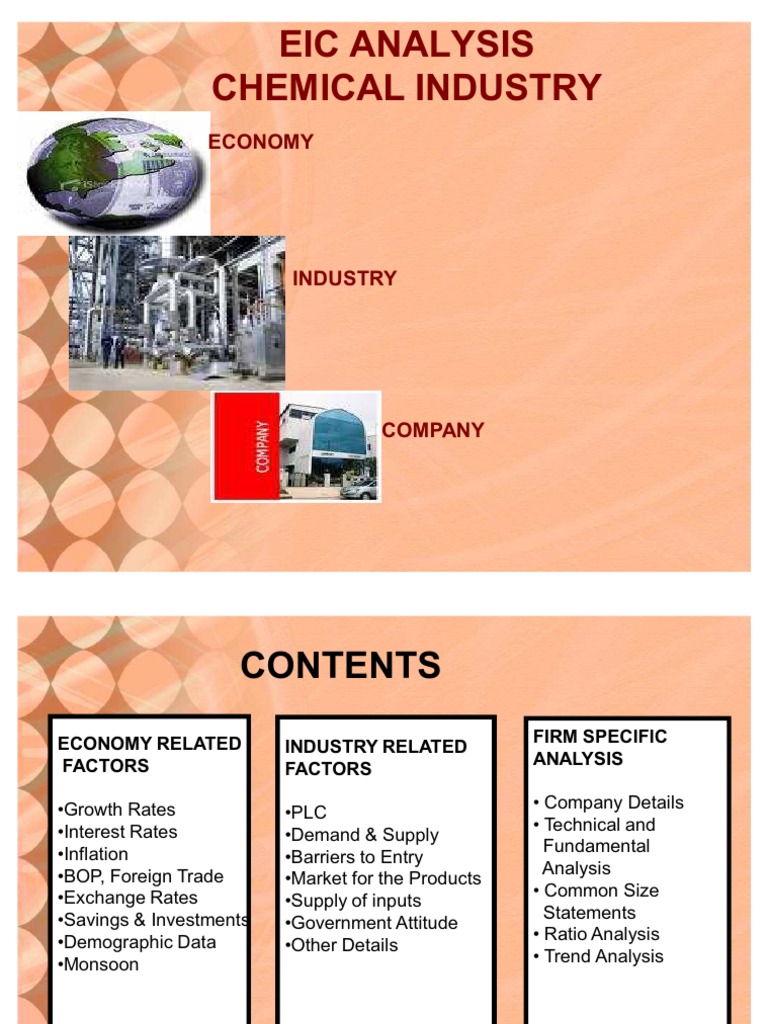 Eic Analysis of Chemical Industry | PDF | Chemical Industry | Japanese Yen