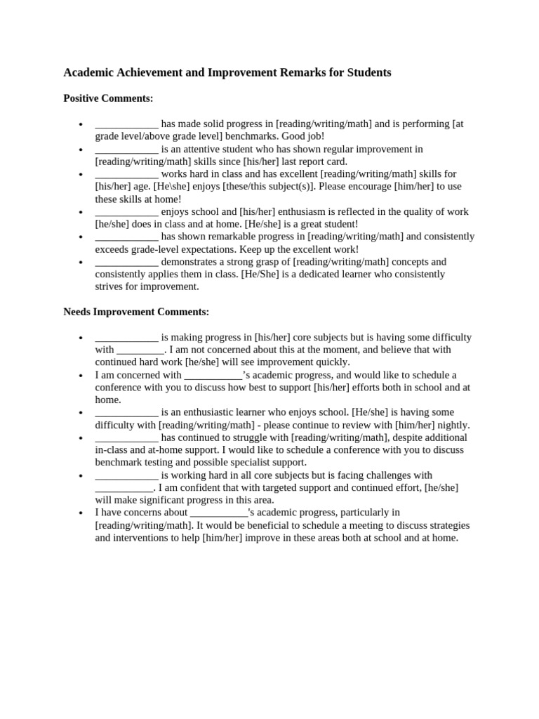 Student Academic Progress Reports | PDF | Reading Comprehension | Learning
