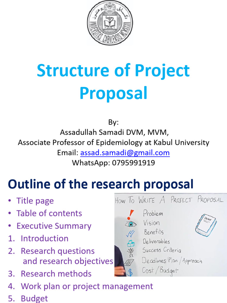 3. Proposal Structure by Dr. Samadi | PDF | Project Management | Methodology