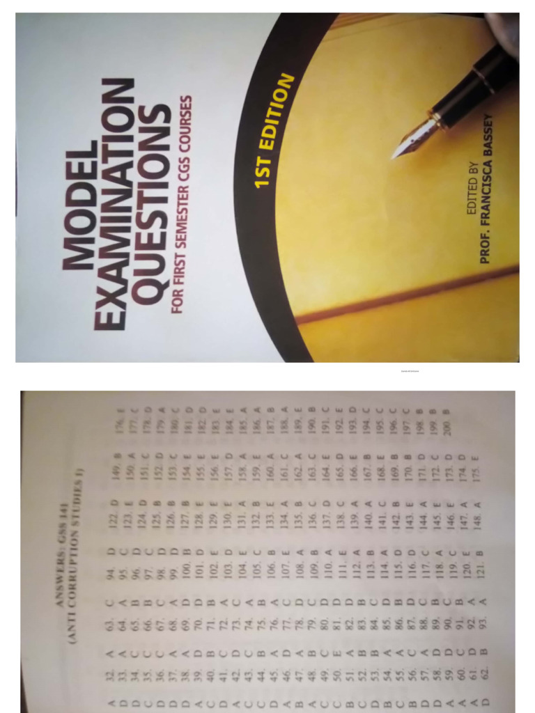 Gss Model Exam Questions | PDF