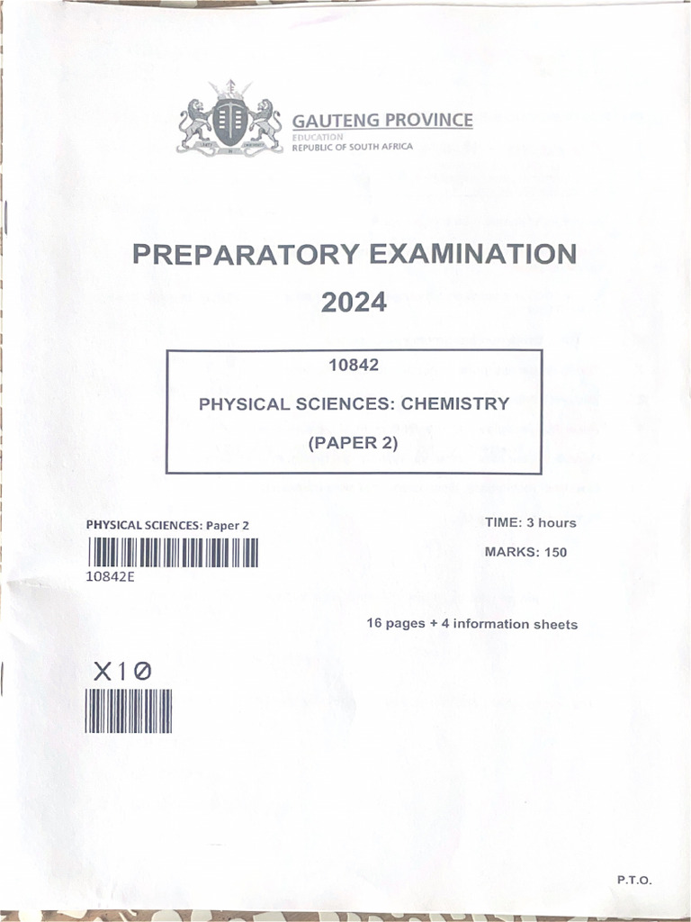 Physics Past Paper 2023 Grade 12 Prelim | PDF
