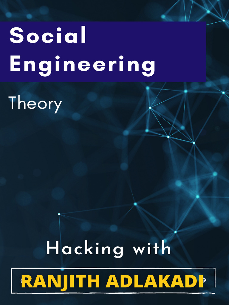 8.Social Engineering Theory | PDF | Phishing | Security