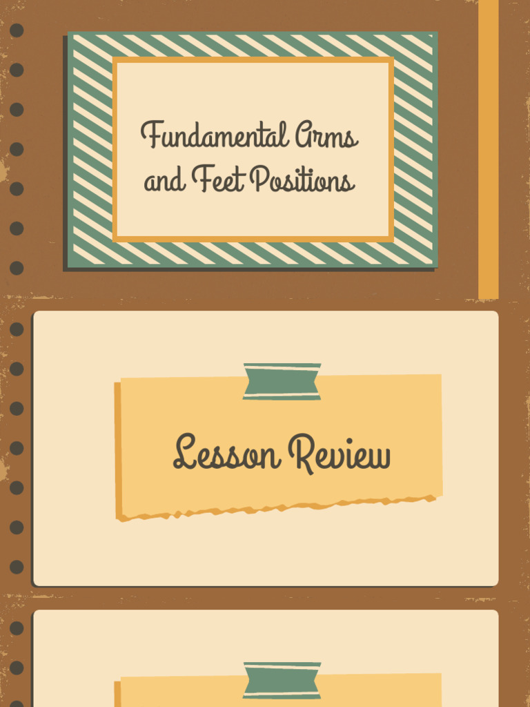 Fundamental Arms and Feet Positions Guide | PDF