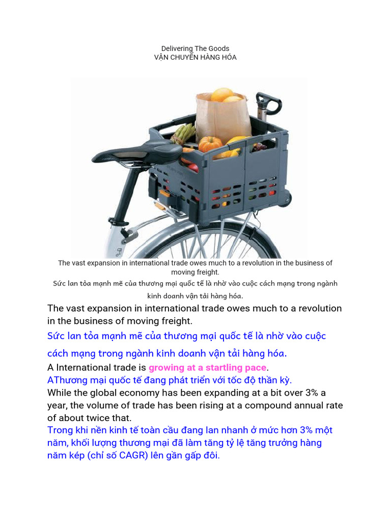 Delivering The Goods | PDF