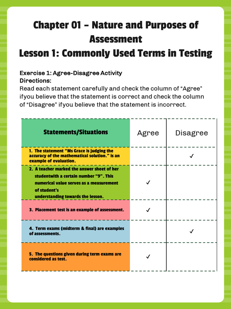 Chapter 1 | PDF | Educational Assessment | Procedural Knowledge