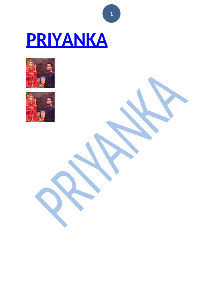 Priyanka | PDF
