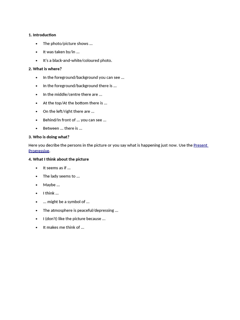 Picture Description | PDF