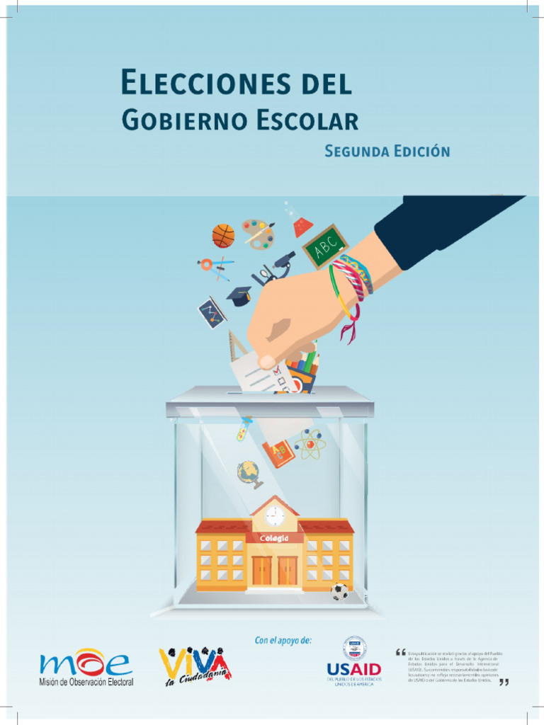 Cartilla de Elecciones del Gobierno Escolar | PDF | Democracia ...