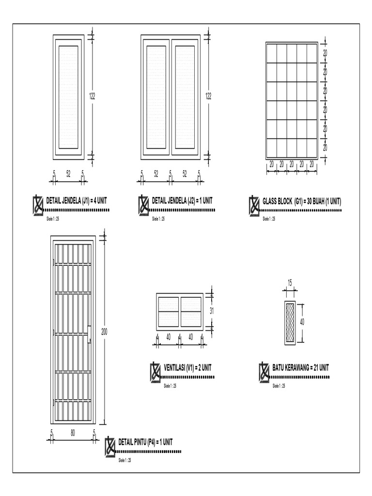 Ventilation and Window Details Plan | PDF