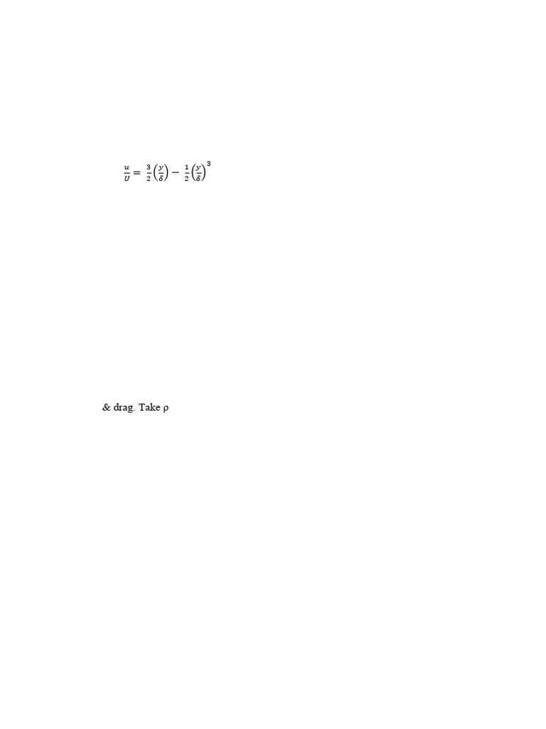 Assignment - Boundary Layer Theory | PDF