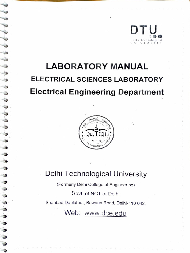 CFT lab manual | PDF