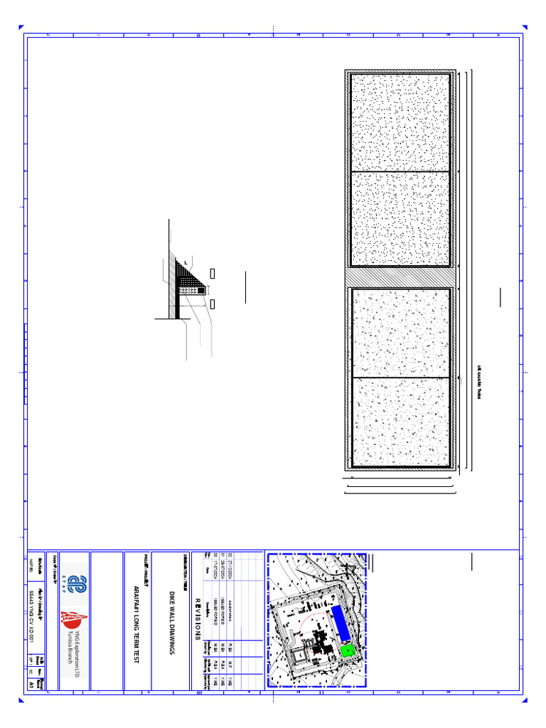55443-Yng-Cv-Xd-001-02 Dike Wall Drawings | PDF | Concrete | Structural ...